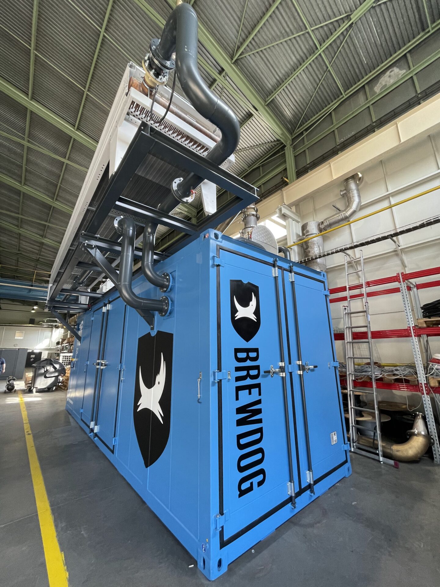 Brewdogs 500 kWe CHP is all prepped and ready to ship to its Scottish ...